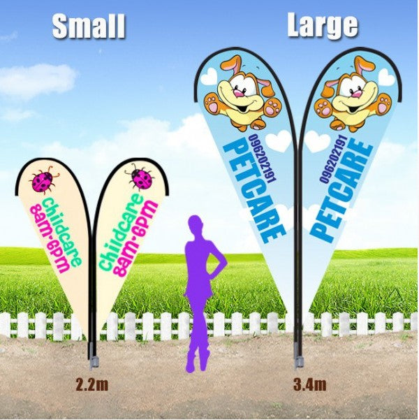 Teardrop Flags Kitsets Small – Artmore Ltd