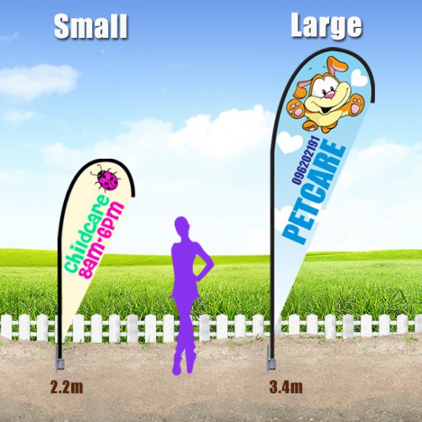 Teardrop Flags Kitsets Small – Artmore Ltd